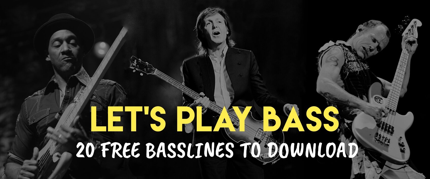 20 Great and Famous Basslines to Play on Bass (Free Tab) - Guitar Pro ...