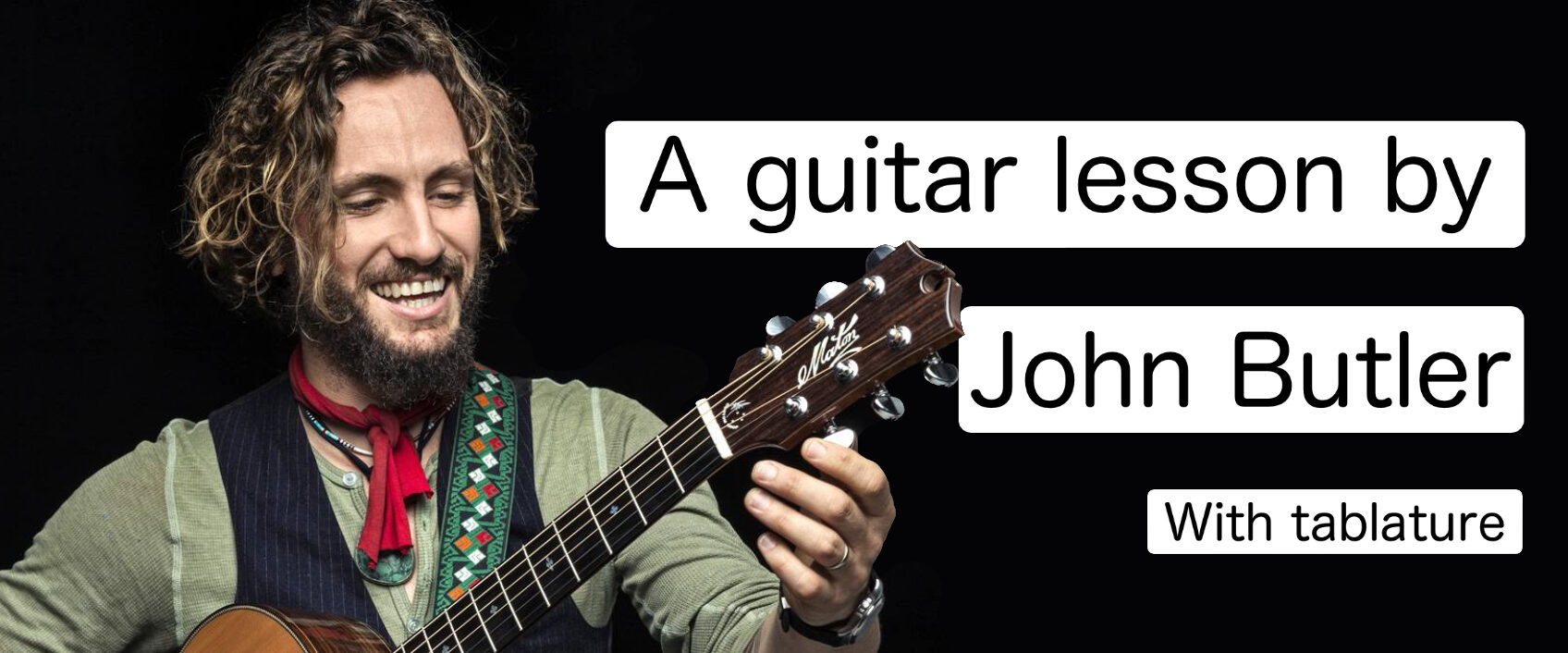 [VIDEO] John Butler teaches you how to play one of his riff (free tab ...