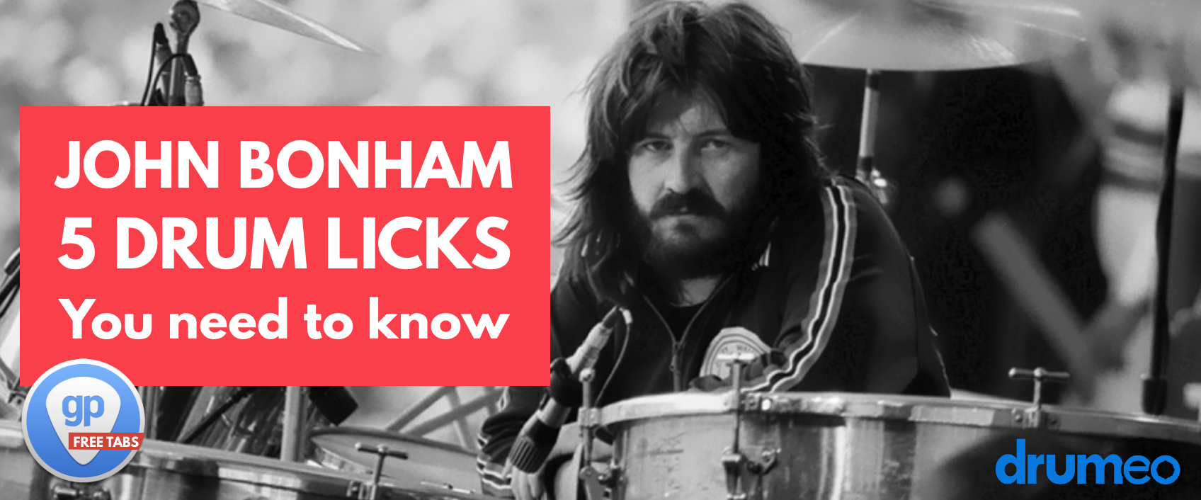 5 John Bonham Beats to Download (Free Tab) - Guitar Pro Blog - Arobas Music