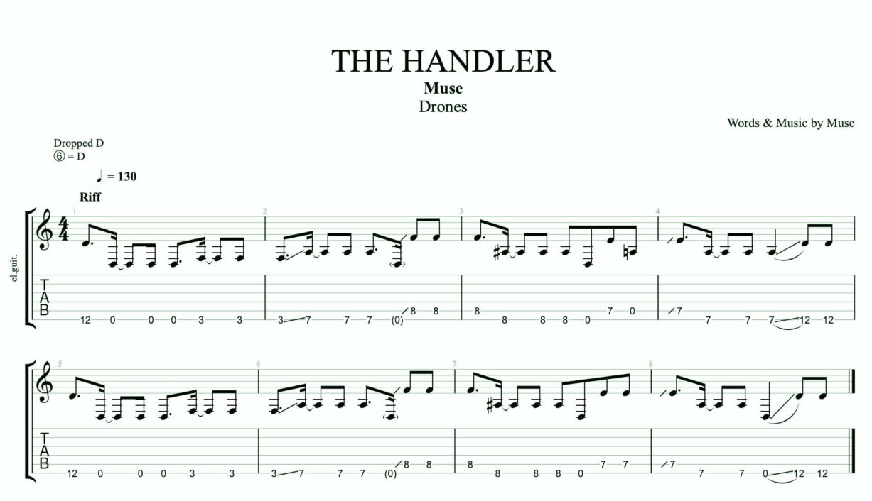 [FREE TABS] Play top 15 Muse intros to learn on guitar - Guitar Pro ...