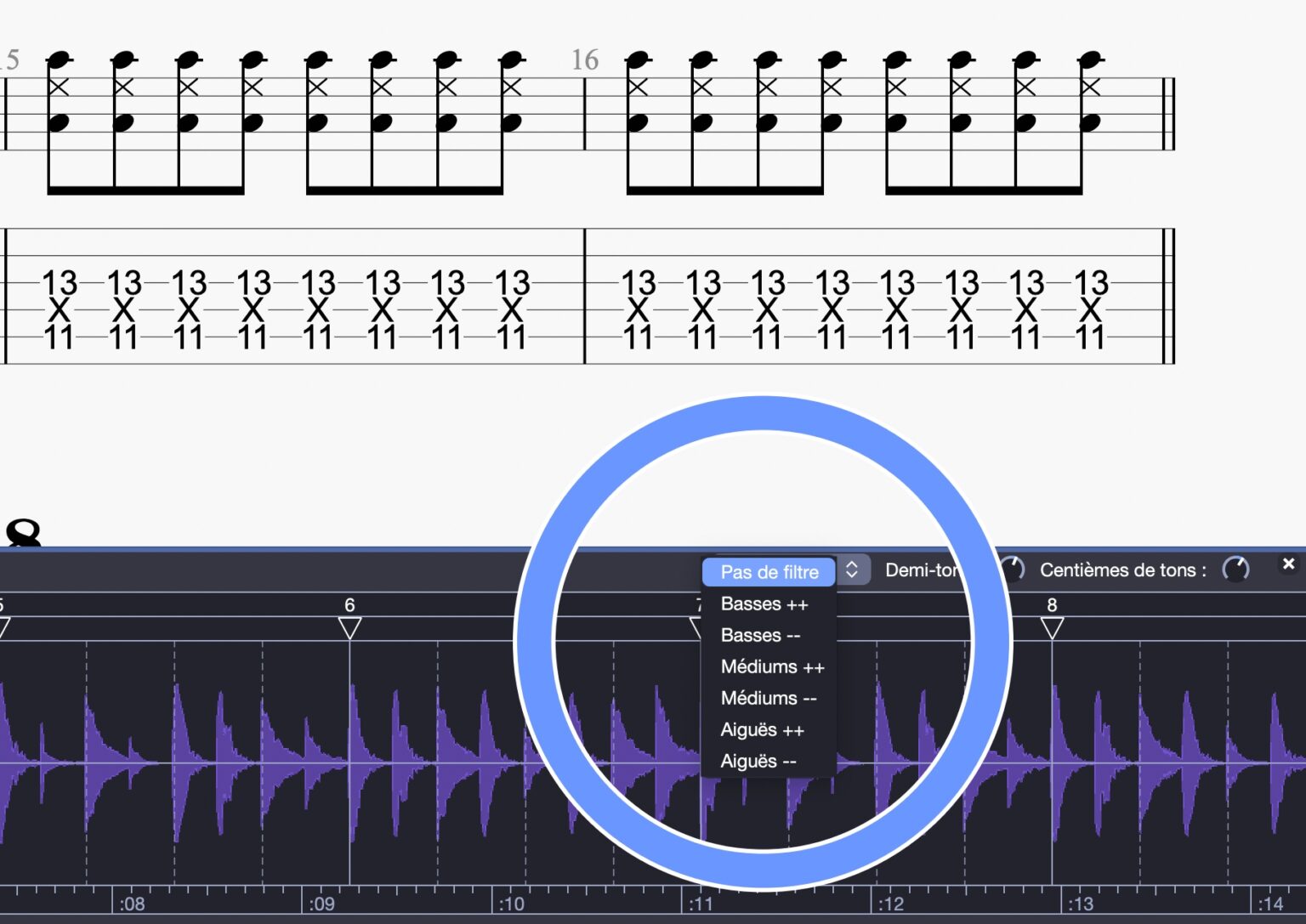 Comment ajouter une piste audio à vos partitions ? Tuto Guitar Pro 8 ...