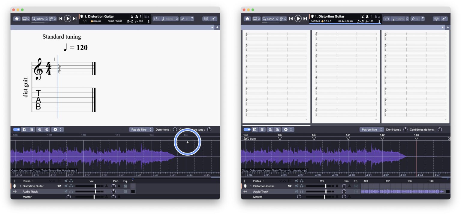 Comment ajouter une piste audio à vos partitions ? Tuto Guitar Pro 8 ...