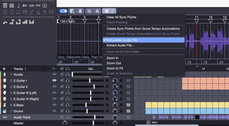 How to add an audio file to your scores? Guitar Pro 8 tutorial - Guitar ...