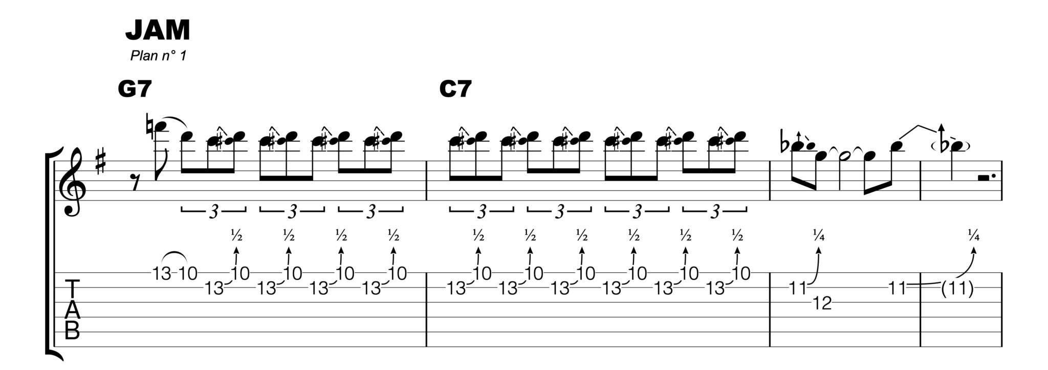 5 blues licks in G [Guitar Pro tabs with audio track] - Guitar Pro Blog - Arobas Music