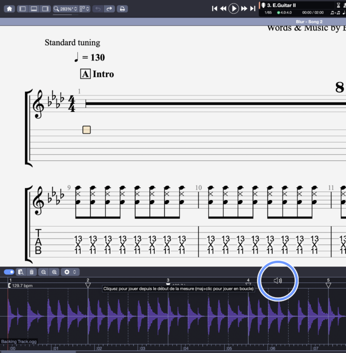 Comment ajouter une piste audio à vos partitions ? Tuto Guitar Pro 8 ...
