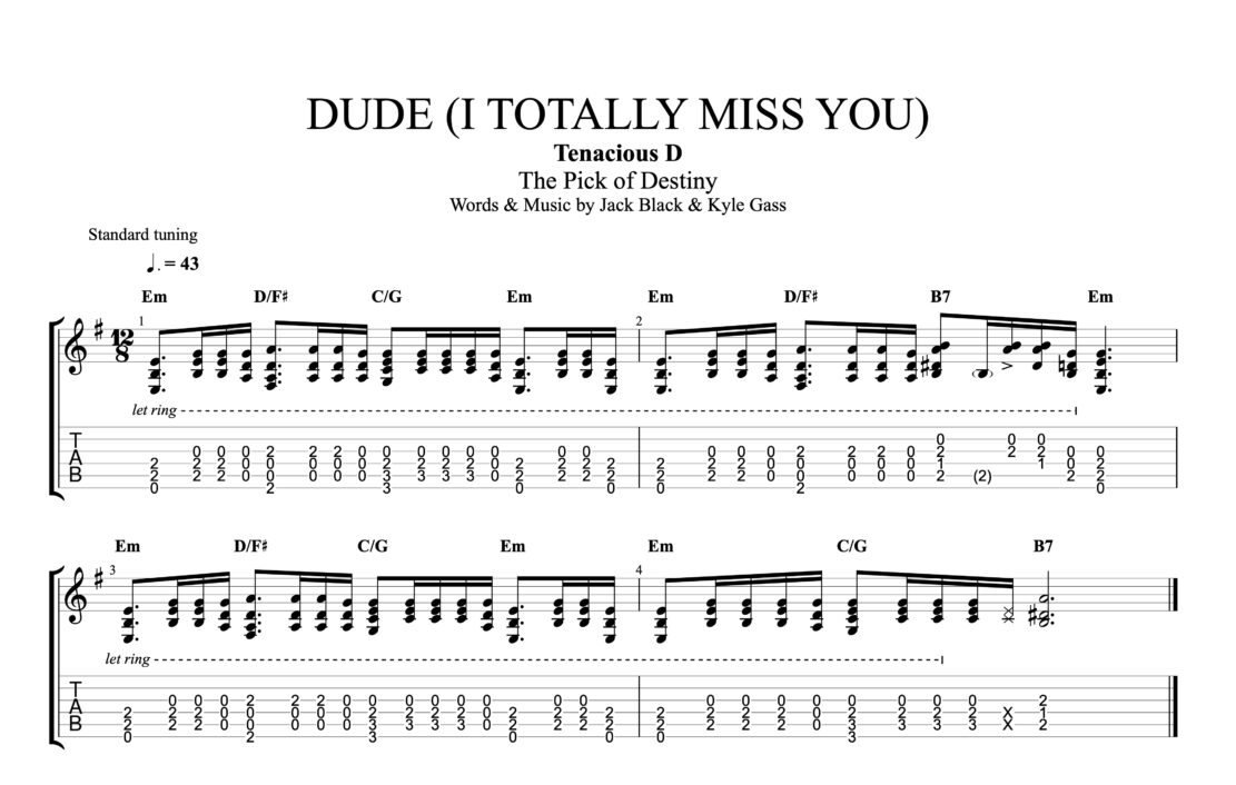 Discover Tenacious D! [5 tabs to download] - Guitar Pro Blog - Arobas Music