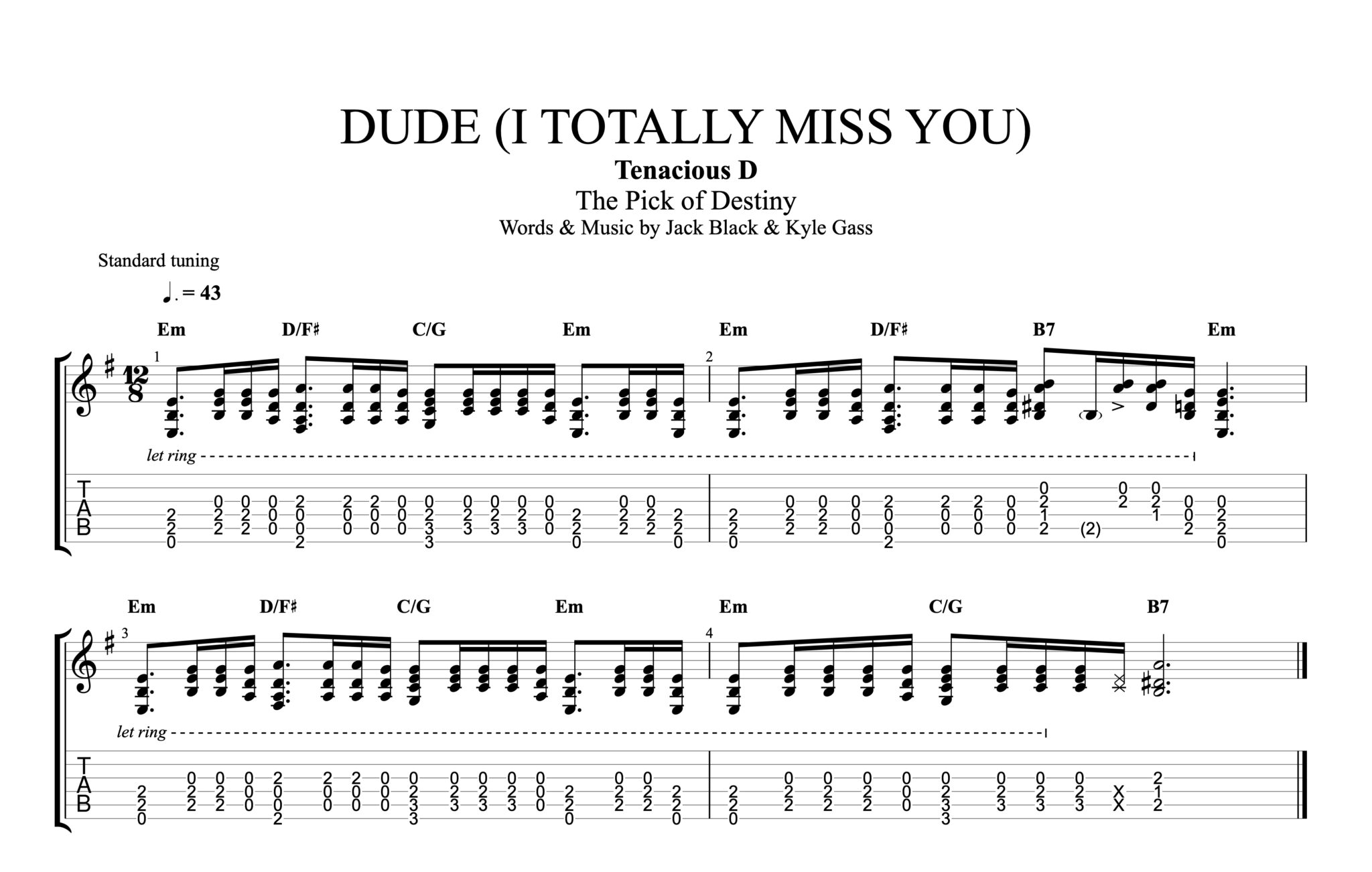 Découvrez Tenacious D : 5 tabs à télécharger ! - Guitar Pro Blog ...