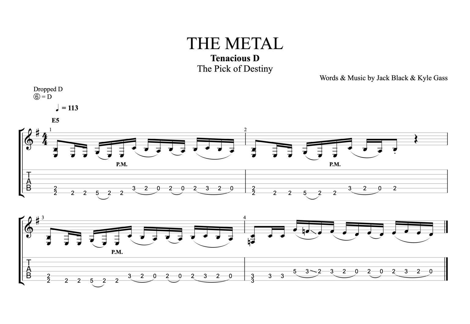 Discover Tenacious D! [5 tabs to download] - Guitar Pro Blog - Arobas Music