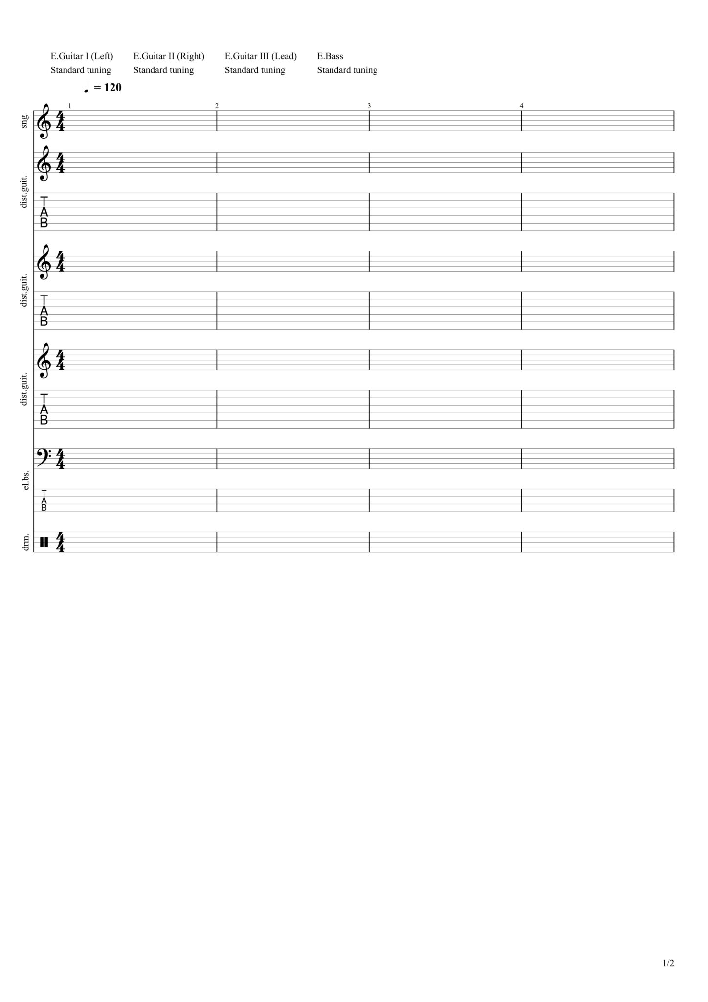Download printable blank guitar tabs and music sheets - Guitar Pro Blog ...