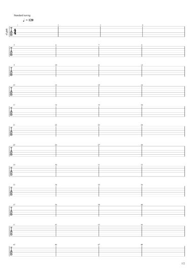 Download printable blank guitar tabs and music sheets - Guitar Pro Blog ...