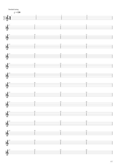 Download printable blank guitar tabs and music sheets - Guitar Pro Blog ...