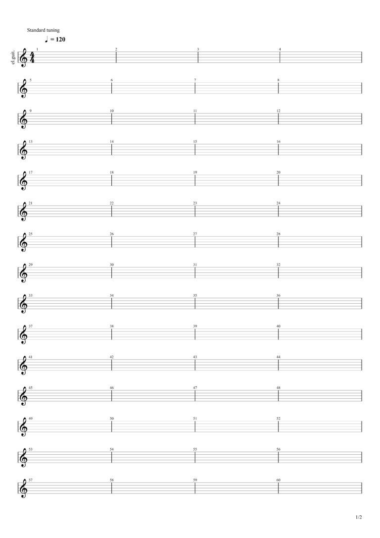 Download printable blank guitar tabs and music sheets - Guitar Pro Blog ...