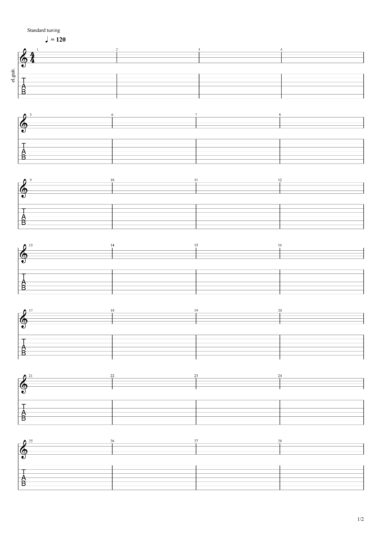 Download printable blank guitar tabs and music sheets - Guitar Pro Blog ...