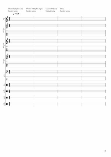 Download printable blank guitar tabs and music sheets - Guitar Pro Blog ...