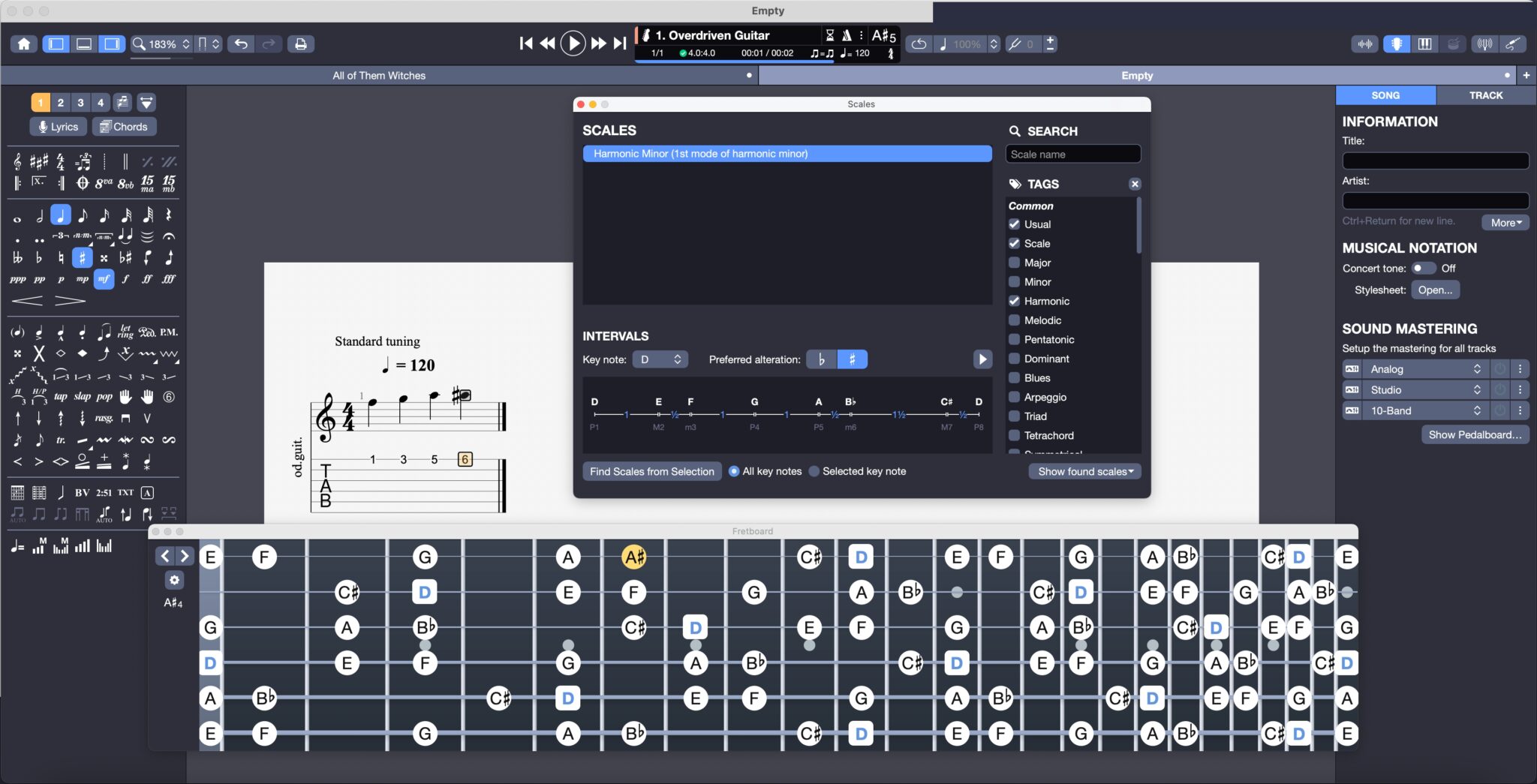 Level up your playing with the Guitar Pro Scales Tool - Guitar Pro Blog ...