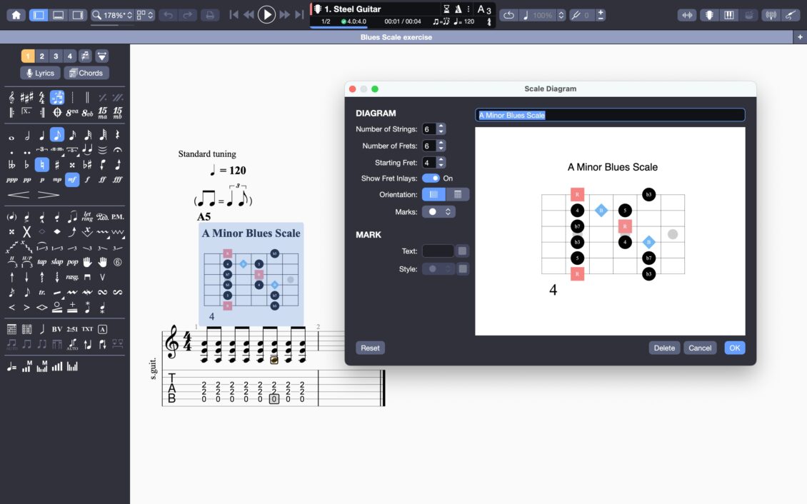 Level up your playing with the Guitar Pro Scales Tool - Guitar Pro Blog ...